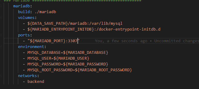 Access mariadb from host · Issue #1623 · laradock/laradock · GitHub