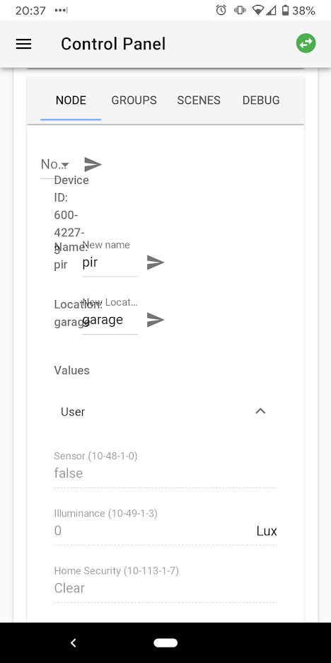 Display issue with labels overlapping input fields on mobile [bug] · Issue #424 · OpenZWave ...