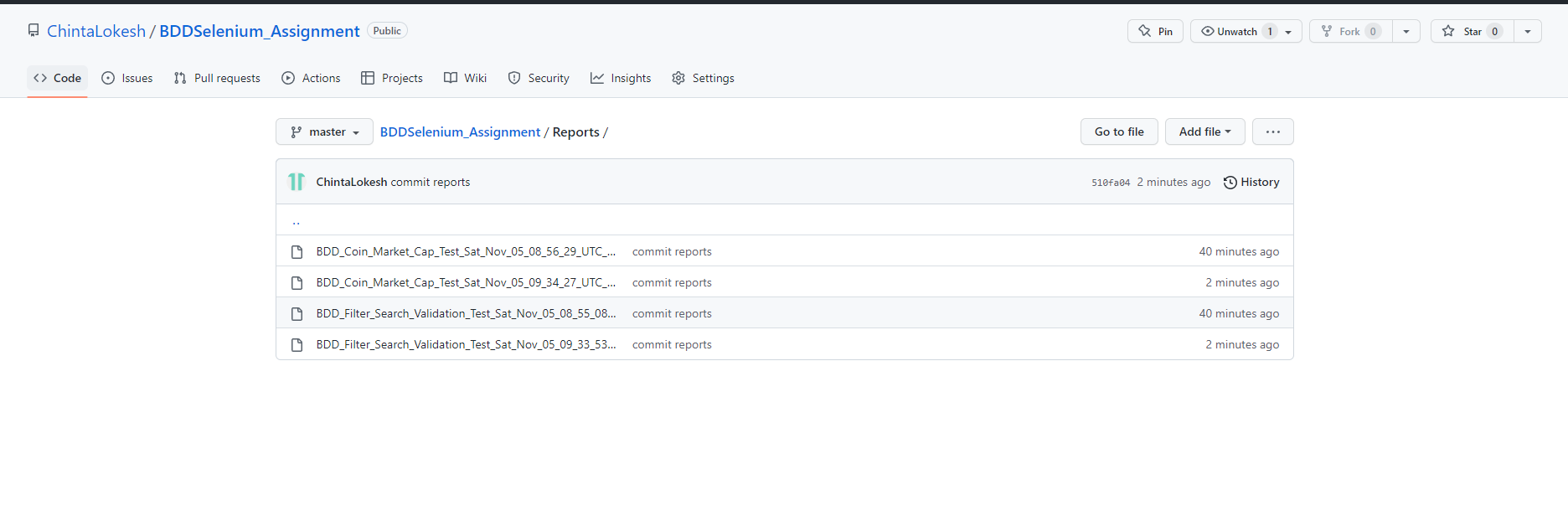 GitHub - ChintaLokesh/BDDSelenium_Assignment: This project describes about the BDD Selenium ...