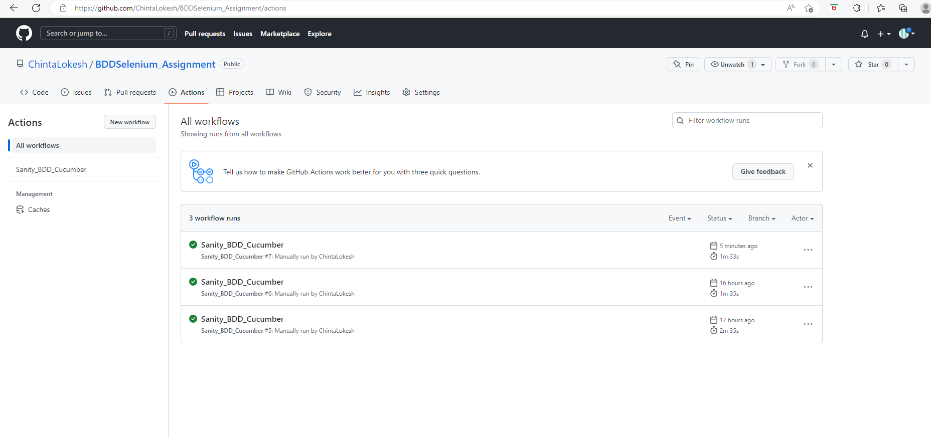 Github Chintalokeshbddseleniumassignment This Project Describes About The Bdd Selenium