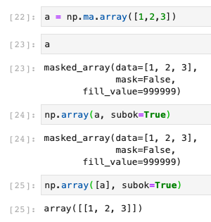 array() with subok=True broken with subclass in nested sequence (Trac #2130) · Issue #590 ...