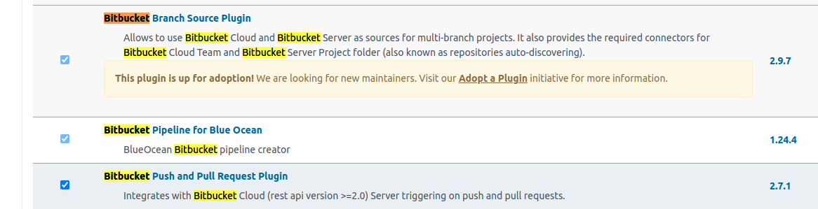Bitbucket Trigger For Job Is Not Present · Issue 169 · Jenkinscibitbucket Push And Pull 5854