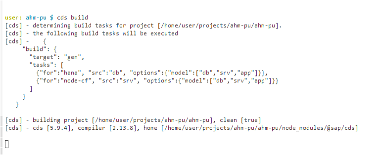 CDS Build command not working in BAS. · Issue #972 · SAP/cloud-mta-build-tool · GitHub