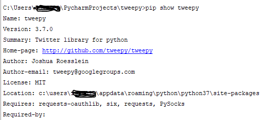 Got some issue while running twitter_streaming.oy · Issue #1206 · tweepy/tweepy · GitHub
