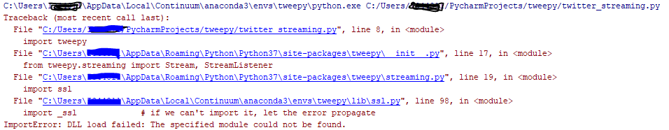 Got some issue while running twitter_streaming.oy · Issue #1206 · tweepy/tweepy · GitHub