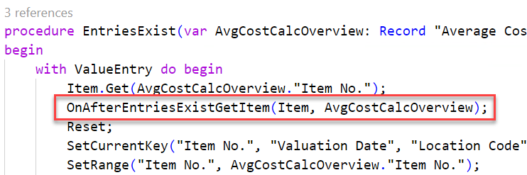 [Event Request] New Event in Codeunit 5847 GetAverageCostCalcOverview ...