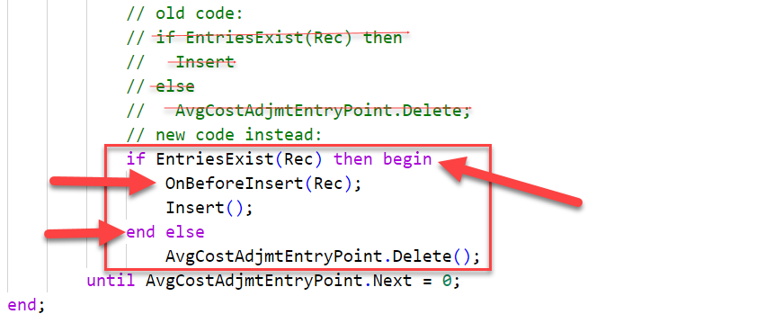 Event Request New Event In Codeunit 5847 Getaveragecostcalcoverview Onbeforeinsert · Issue