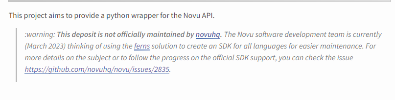 [NV-1727] 🚀 Feature: A python wrapper for the Novu API · Issue #2835 · novuhq/novu · GitHub