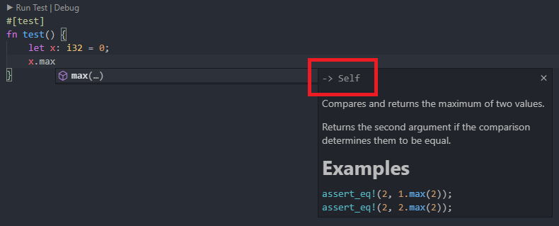 Function Signatures Are Missing In Auto Complete Documentation Tooltips · Issue 7842 · Rust