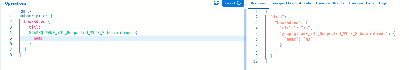 GraphQLName not respected on subscription result · Issue #5603 · ChilliCream/graphql-platform ...