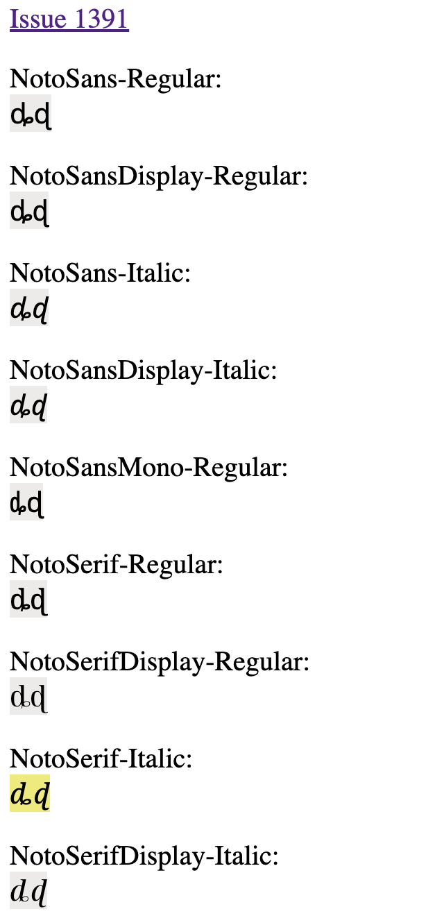Wrong glyph for italic U+0221 LATIN SMALL LETTER D WITH CURL · Issue ...