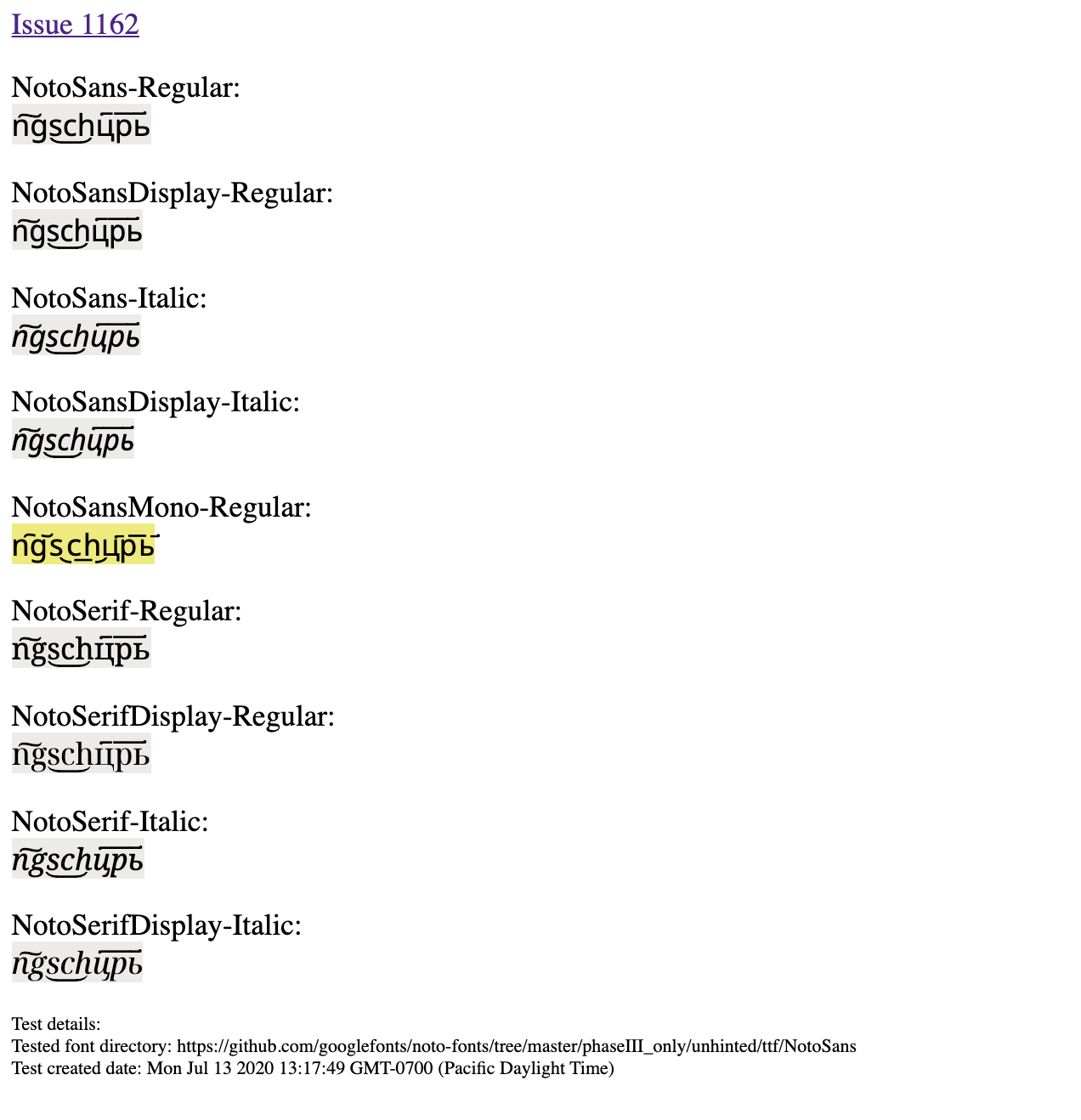 Combining Half Marks are misplaced · Issue #141 · notofonts/latin-greek-cyrillic · GitHub