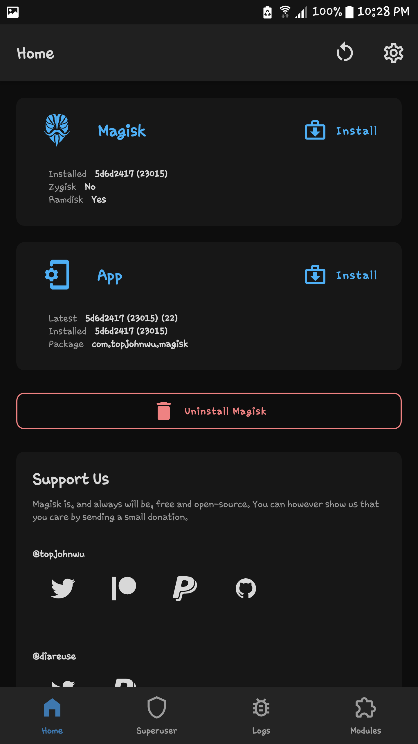 magisk crash or just closed when ever i click on deny list. · Issue #5051 · topjohnwu/Magisk ...