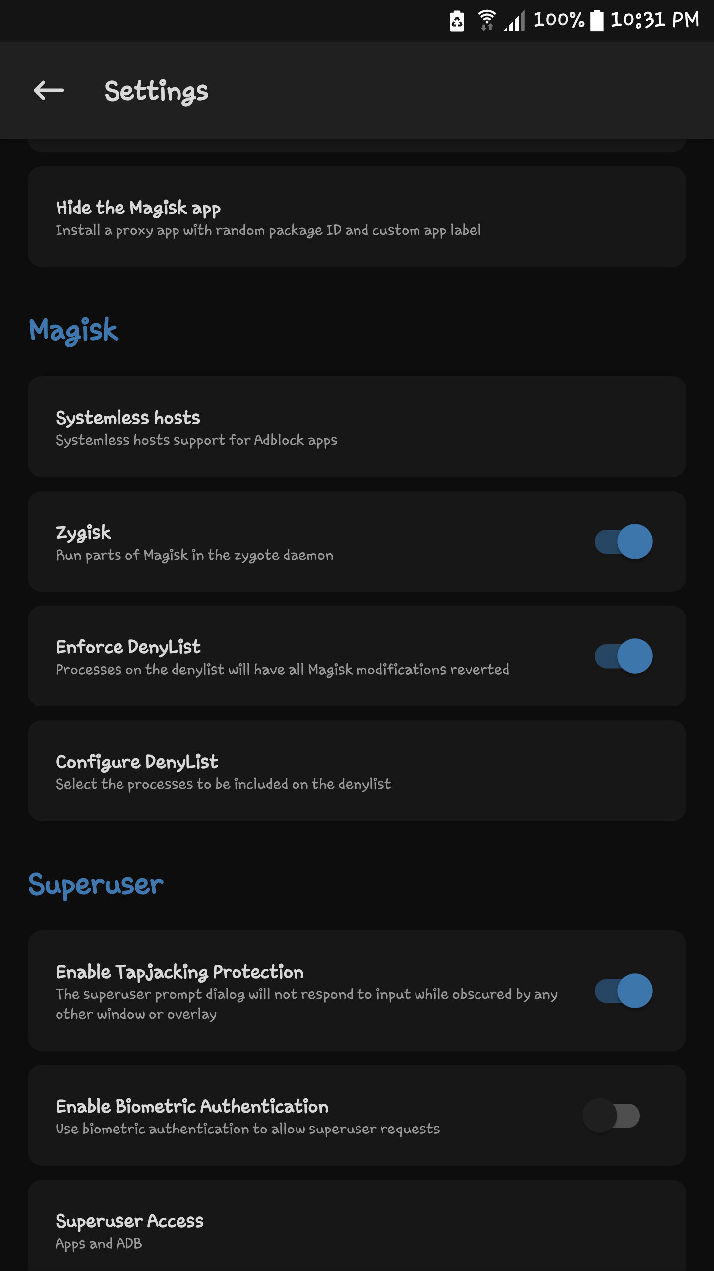magisk crash or just closed when ever i click on deny list. · Issue #5051 · topjohnwu/Magisk ...