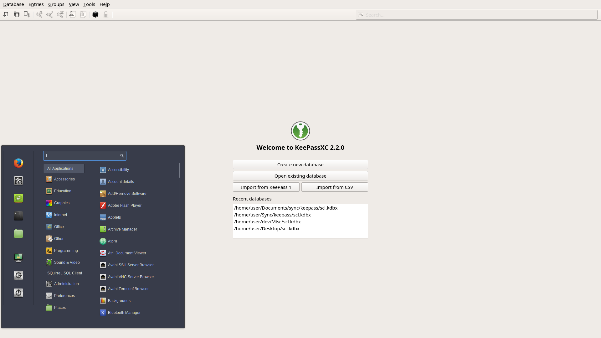 KeepassXc UI opens maximized and hides desktop task bar (Cinnamon desktop) · Issue #1049 ...