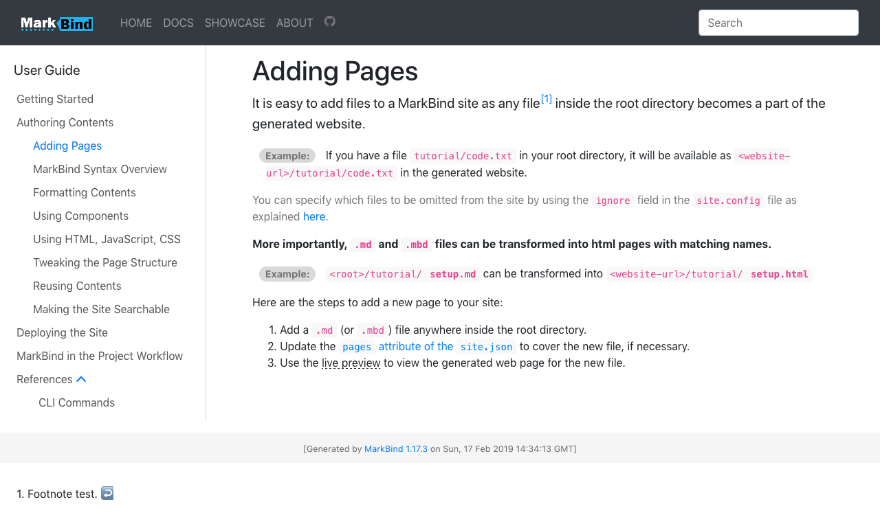 Add Support For Footnotes · Issue 683 · Markbind Markbind · Github