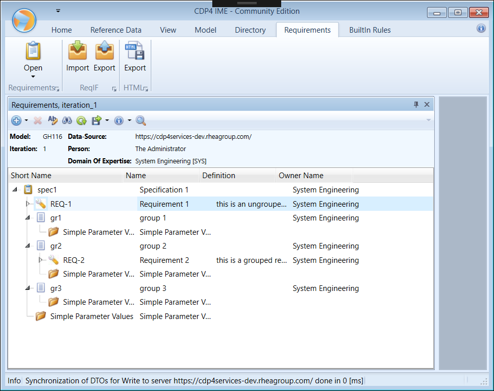 Moving requirement between requirements groups not working as expected · Issue #116 ...
