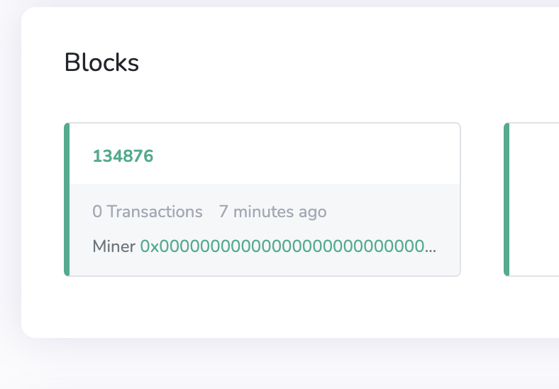 Please Help: The block and All transaction not real-time load. need to be refresh manually ...