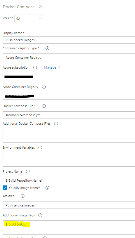 Dockercompose push Task does not filter on tags anymore · Issue #9002 · microsoft/azure ...
