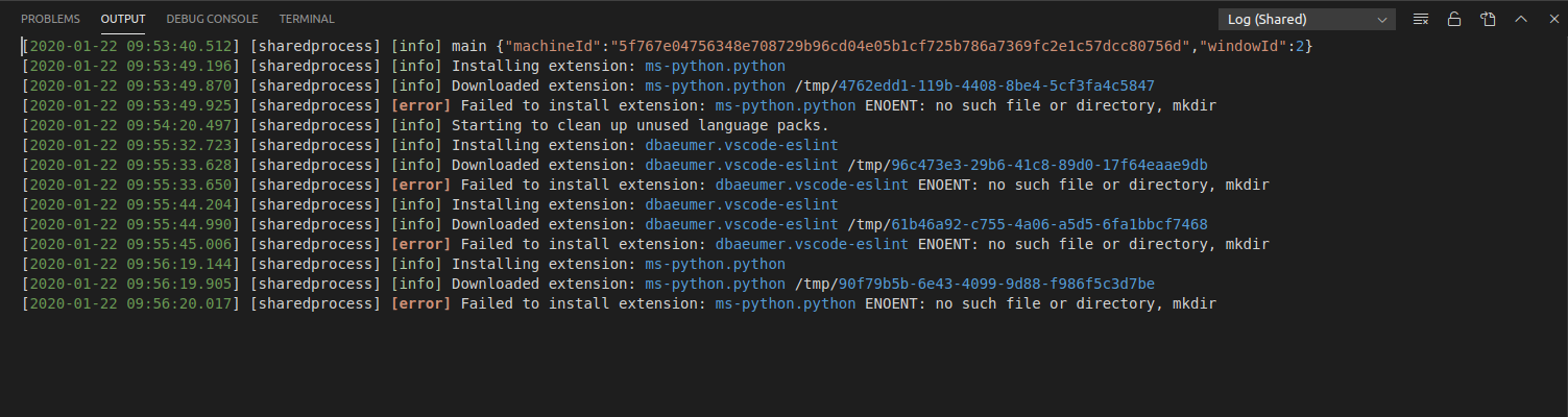 Can't Install VSCode Marketplace Extensions · Issue #88946 · microsoft ...