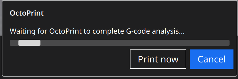 "Waiting for gcode analysis to complete" forever · Issue #158 · fieldOfView/Cura-OctoPrintPlugin ...