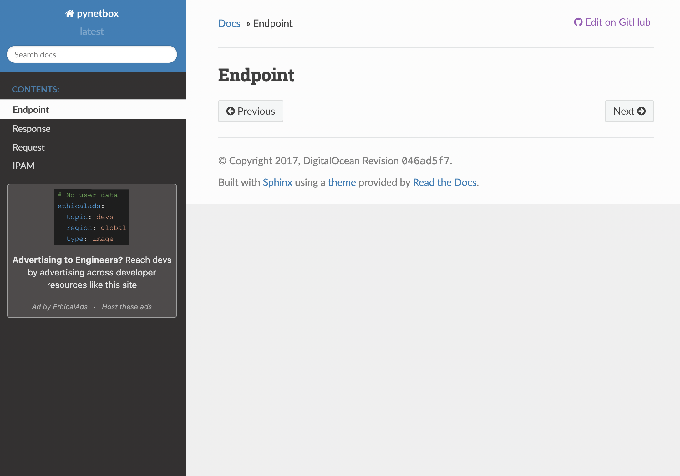 Docs are gone? · Issue #510 · netbox-community/pynetbox · GitHub Docs are gone? · Issue #510 · netbox-community/pynetbox · GitHub