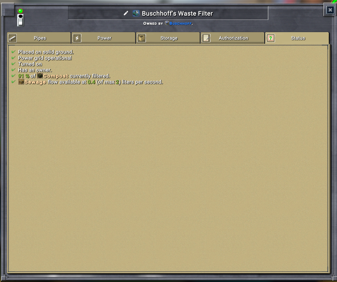 Waste Filter not working as intended · Issue #19501 · StrangeLoopGames/EcoIssues · GitHub