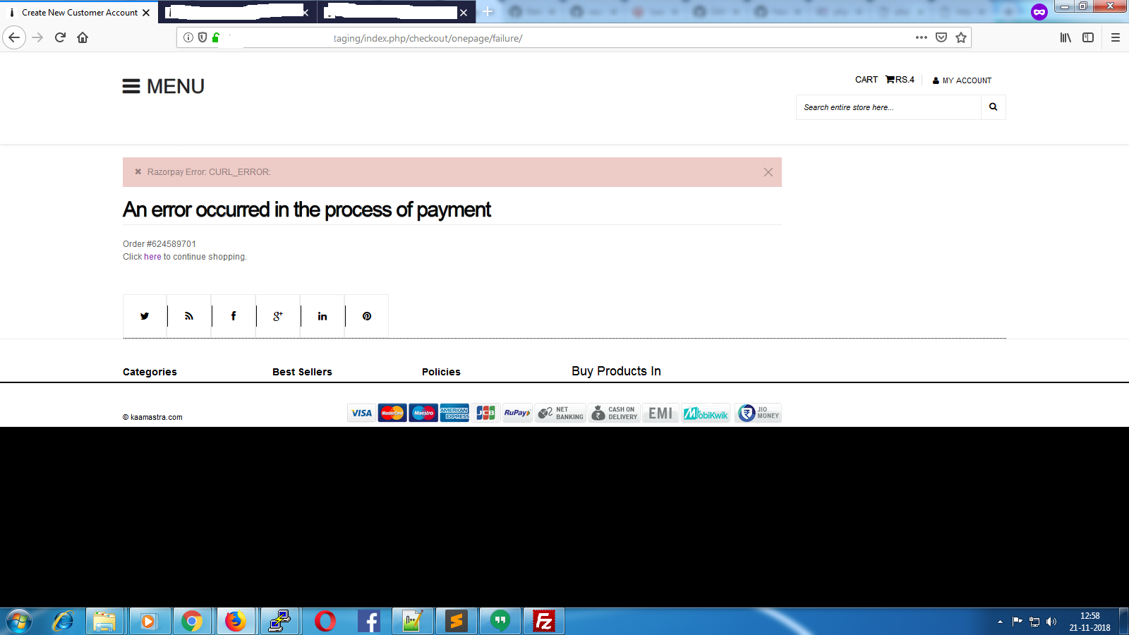 Razorpay Error: Curl Error during place order magento 1.9 · Issue #122 · razorpay/razorpay ...
