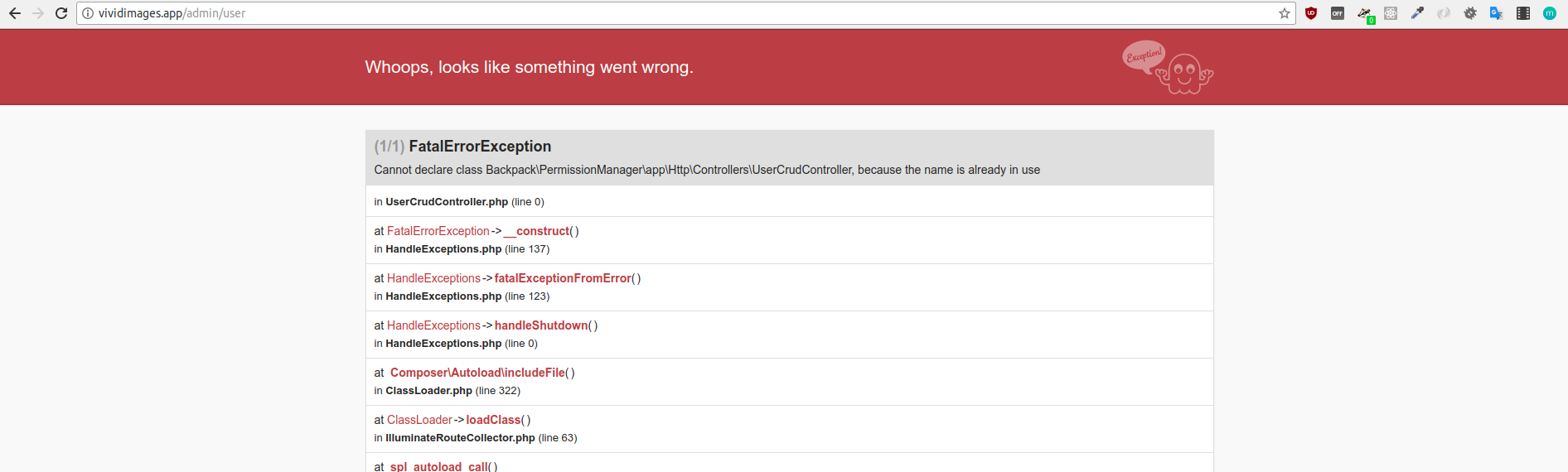Customizing the User form and "row level security" · Issue #455 · Laravel-Backpack/CRUD · GitHub