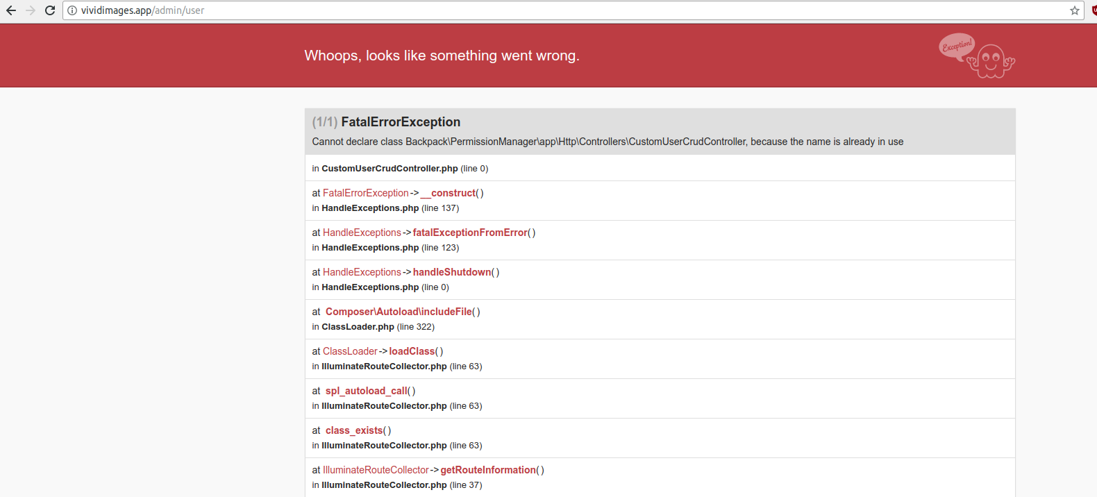 Customizing the User form and "row level security" · Issue #455 · Laravel-Backpack/CRUD · GitHub