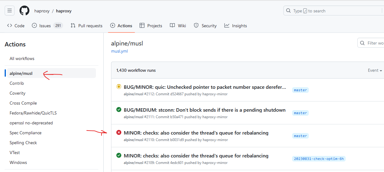 Musl Crashes · Issue 2274 · Haproxyhaproxy · Github