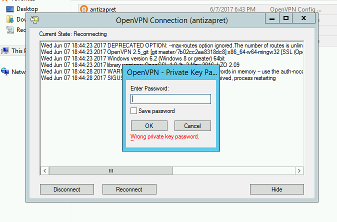 better handling of auth-failure · Issue #170 · OpenVPN/openvpn-gui · GitHub