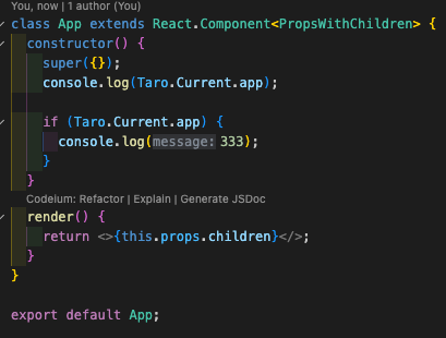 在入口文件app.tsx内的constructor调用Taro.Current.app为null · Issue #13903 · NervJS/taro · GitHub