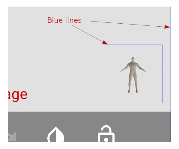Blue lines drawn at the top and right borders of SceneView · Issue #394 · google-ar/sceneform ...