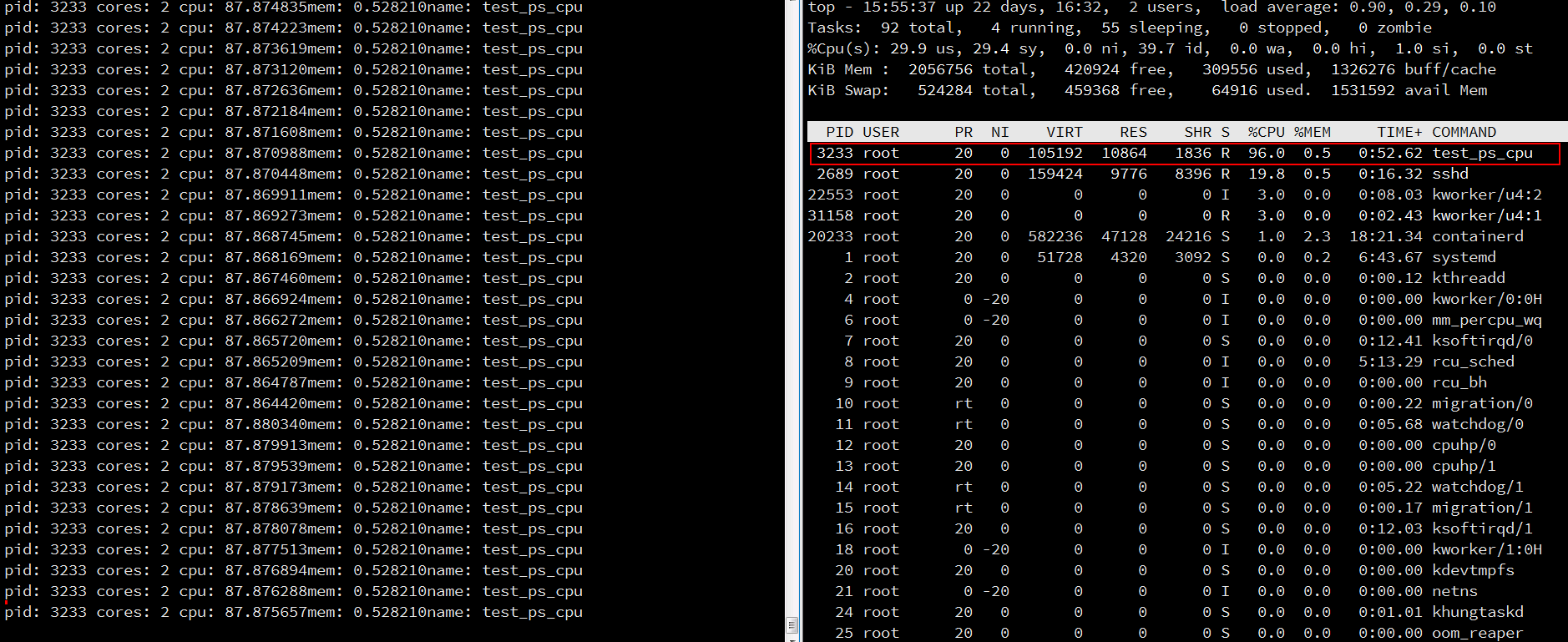 A process's CpuPercent is different from taskmanager's. · Issue #732 · shirou/gopsutil · GitHub