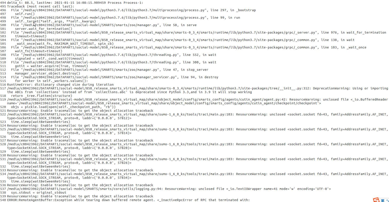 Zoo manager runtime error: dictionary size changed during iteration · Issue #436 · huawei-noah ...