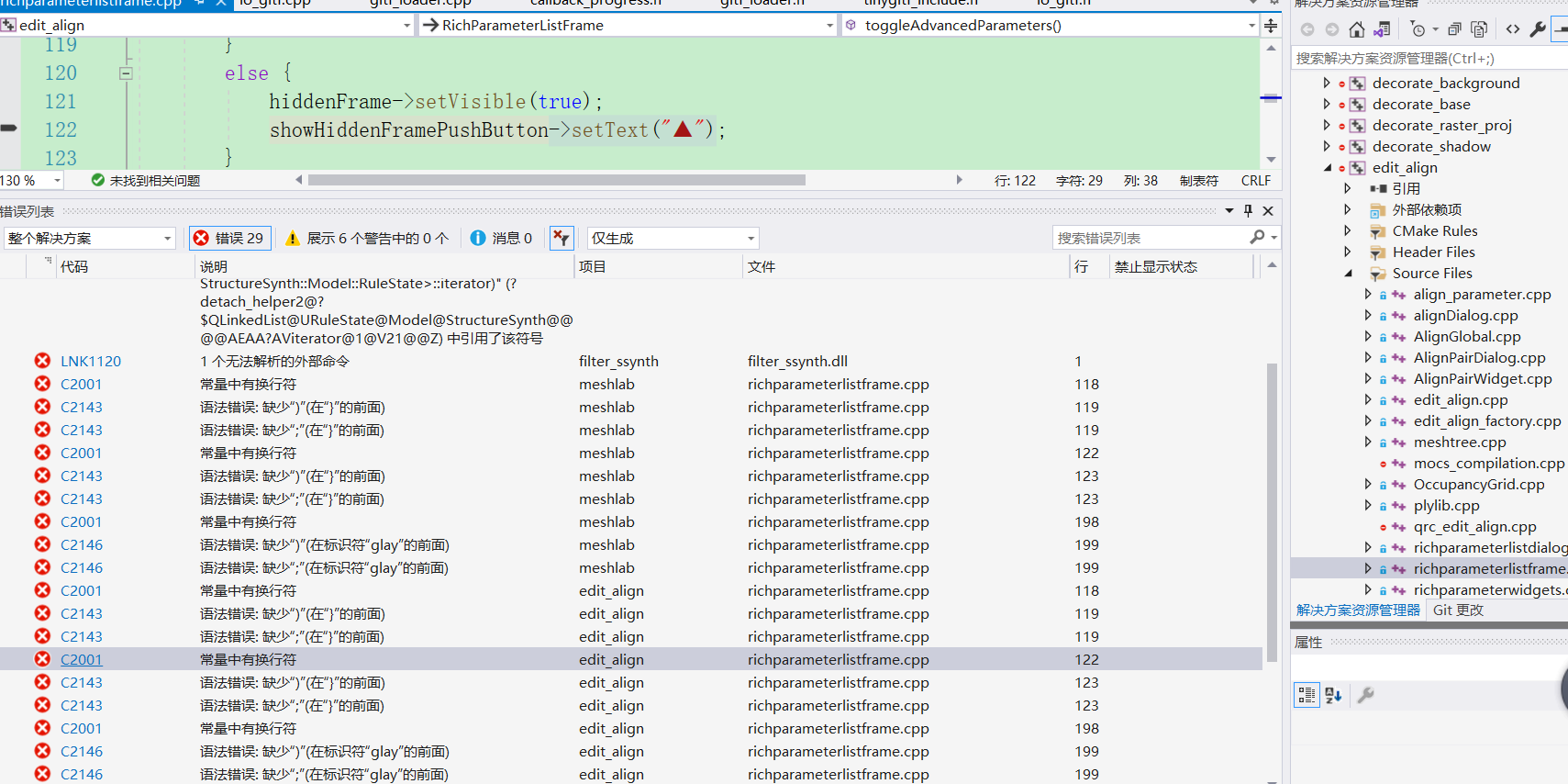 Windows version special characters vs2019 compilation · Issue #1057 · cnr-isti-vclab/meshlab ...