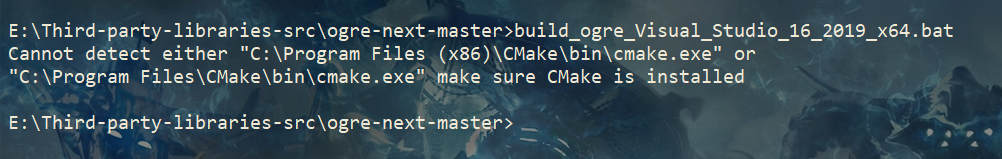 Compilation fails under windows using visual studio2017/2019 · Issue #154 · OGRECave/ogre-next ...