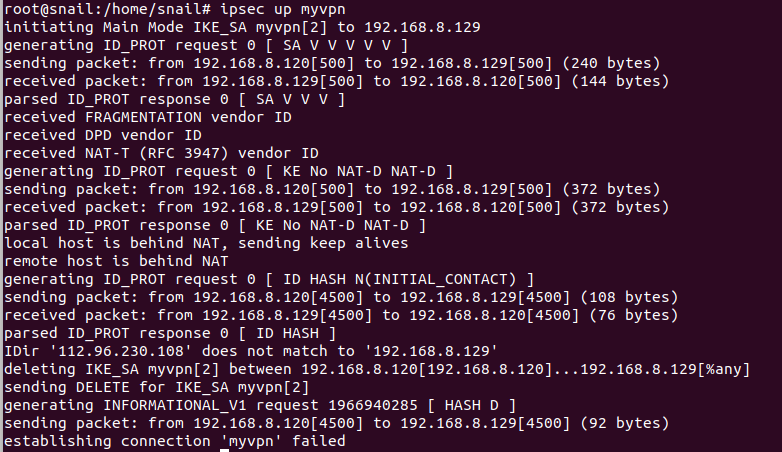 establishing connection 'myvpn' failed · Issue #1324 · hwdsl2/setup-ipsec-vpn · GitHub