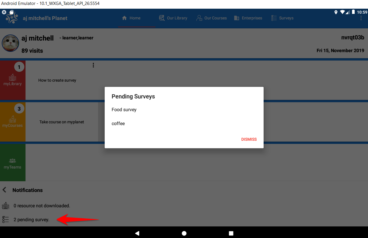 New survey taken 1 time · Issue #1356 · open-learning-exchange/myplanet · GitHub