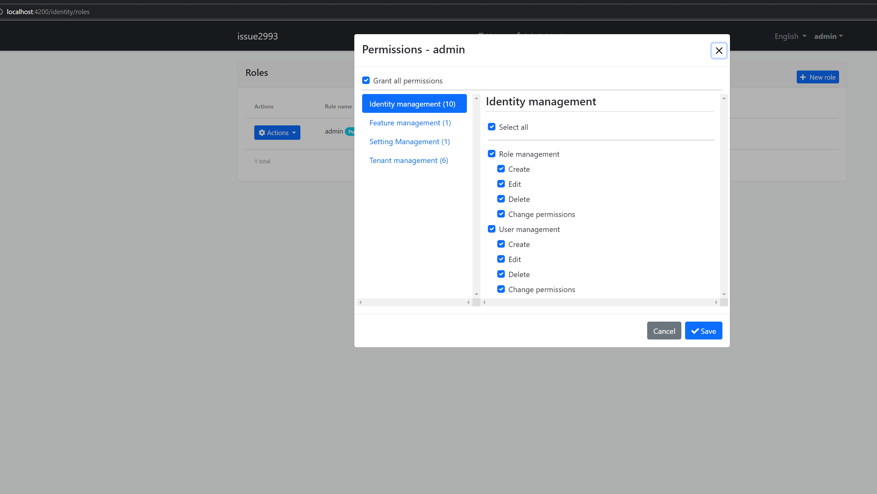 Returns meaningless value in permission setting on User management page · Issue #12450 ...