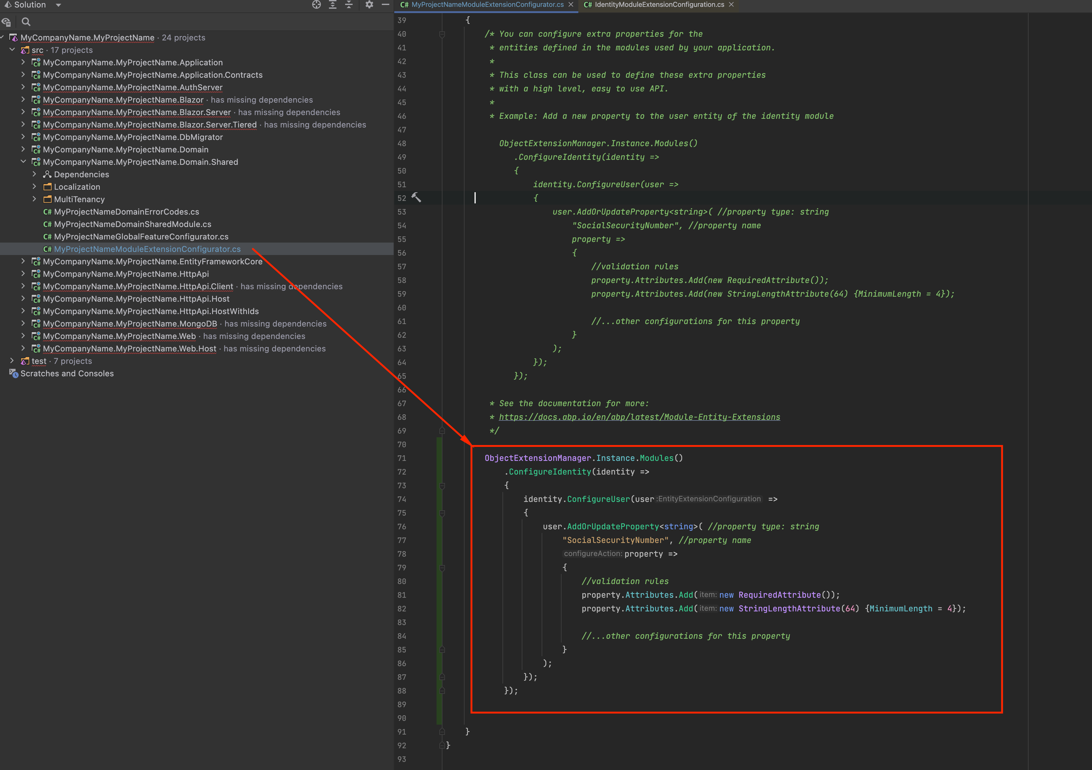 Extraproperties Doesnt Work With Profile Service · Issue 13706 · Abpframeworkabp · Github 