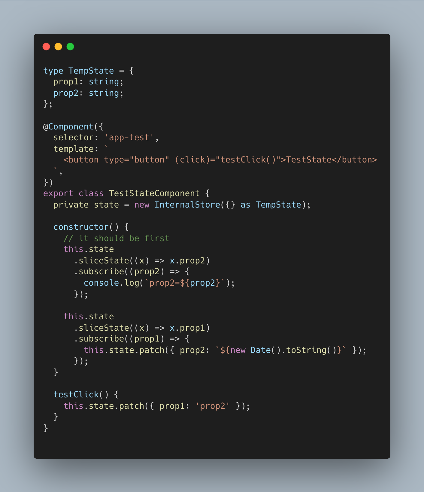 Angular InternalStore's subscribe callback fires repeatedly. · Issue ...