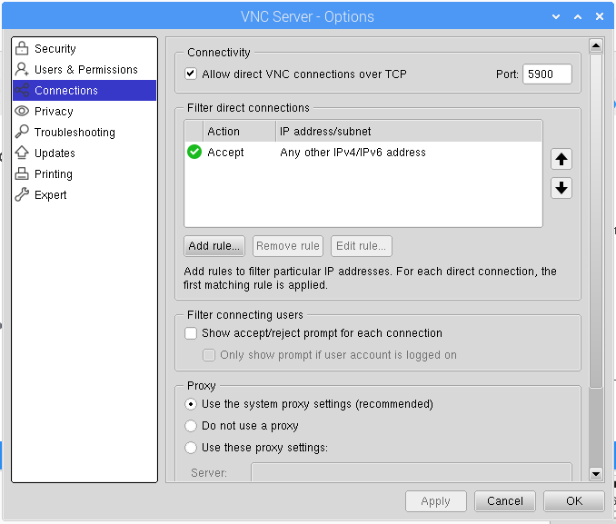 How to set a different vnc port · Issue #3148 · dresden-elektronik ...