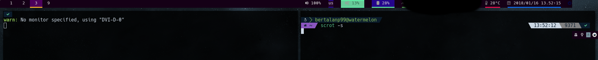 Strangely displaced tray · Issue #957 · polybar/polybar · GitHub