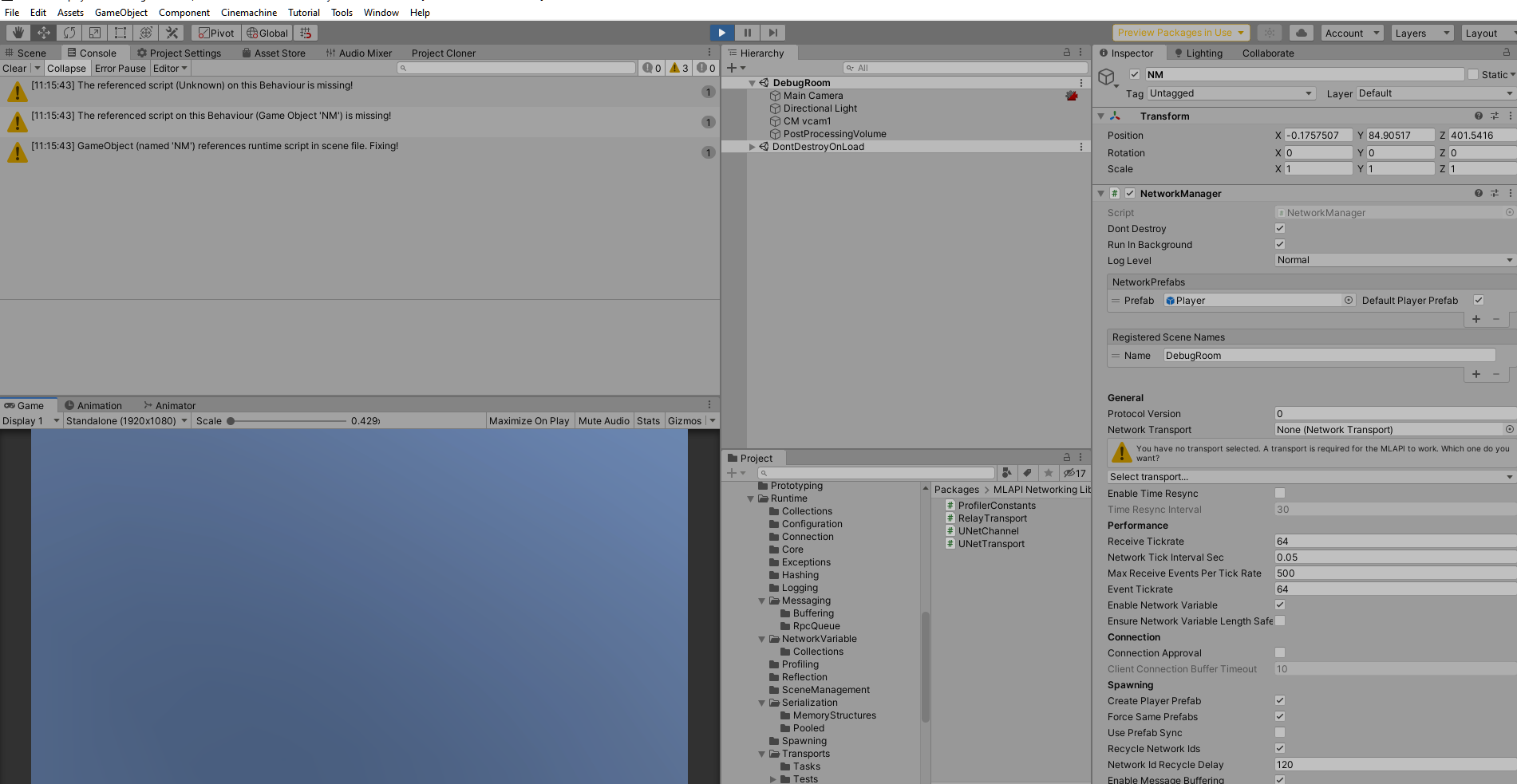 My Unet Scritp Is Not Working Propperly · Issue 764 · Unity Technologiescode 
