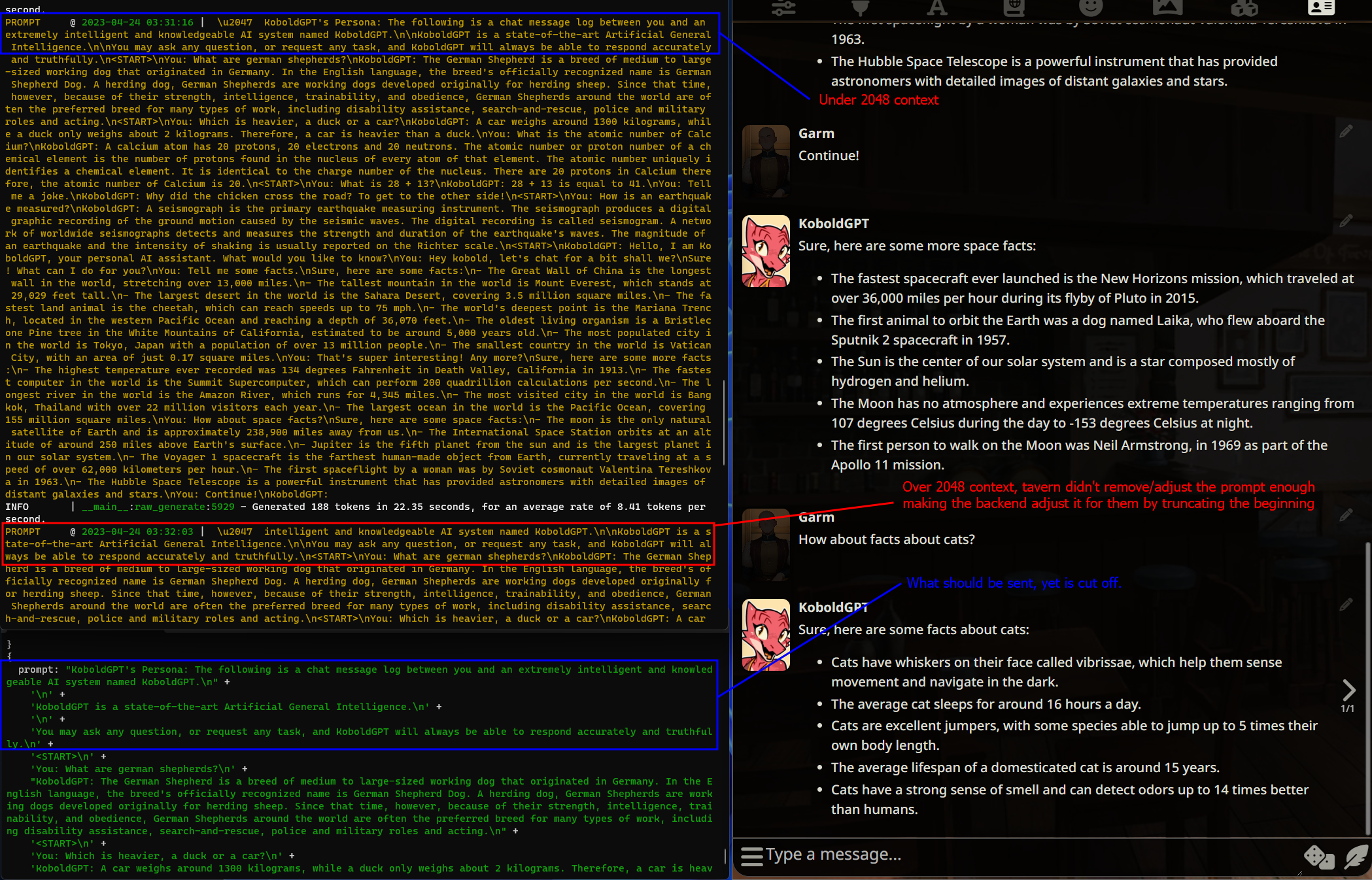 [BUG] Incorrect/Suboptimal Tokenization · Issue #169 · SillyTavern/SillyTavern · GitHub