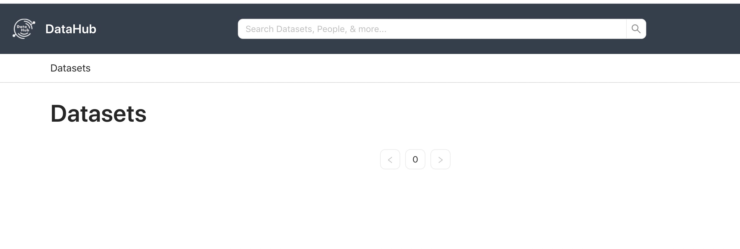 Can't search any datasets at front page · Issue #2355 · datahub-project/datahub · GitHub