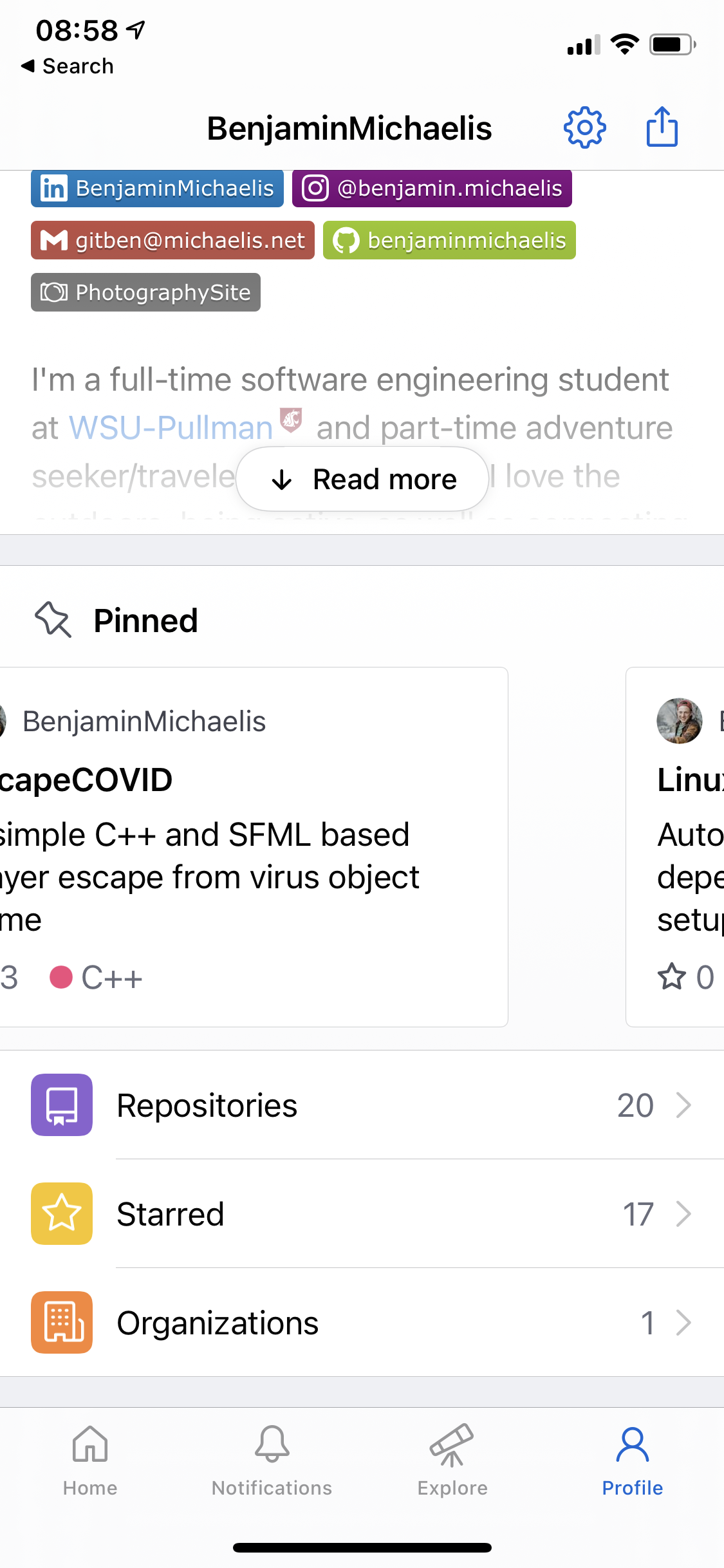 Pinned Repos, overlap glitch · community · Discussion #3547 · GitHub
