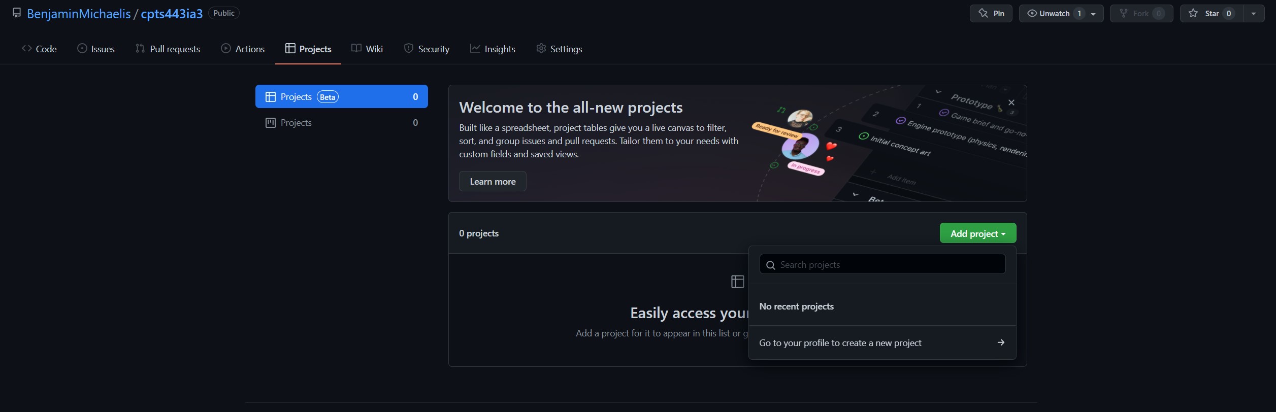 Adding project board to repo unclear · community · Discussion #10825 ...